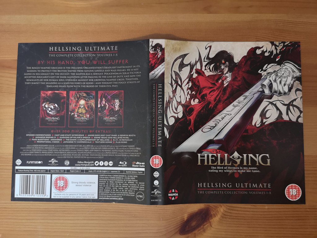 Hellsing Ultimate (Complete Collection Blu-ray) Unboxing – The Normanic Vault