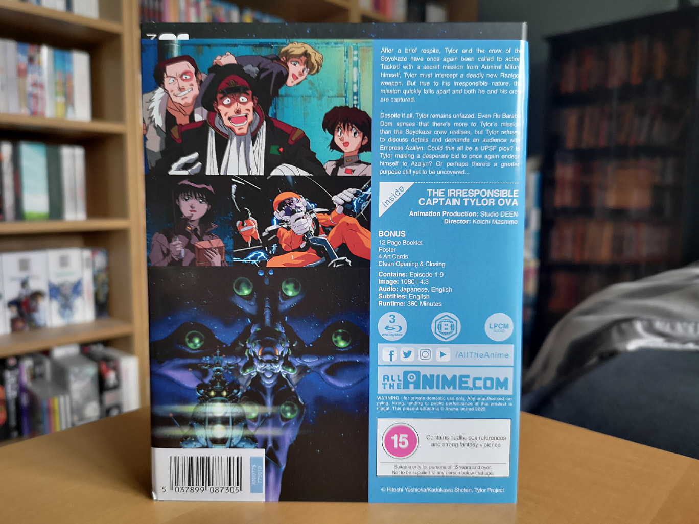 The Irresponsible Captain Tylor OVA Series (Collector’s Edition Blu-ray) Unboxing – The Normanic ...