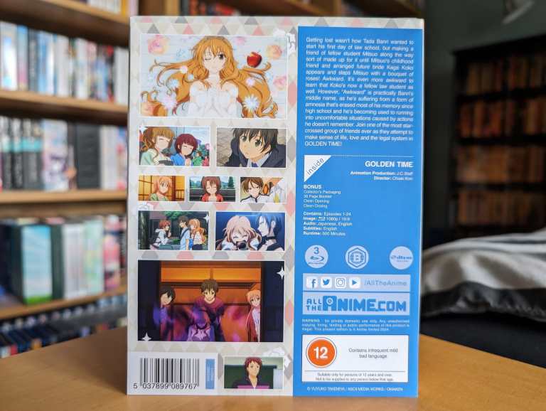 Golden Time (Collector’s Edition Blu-ray) Unboxing – The Normanic Vault