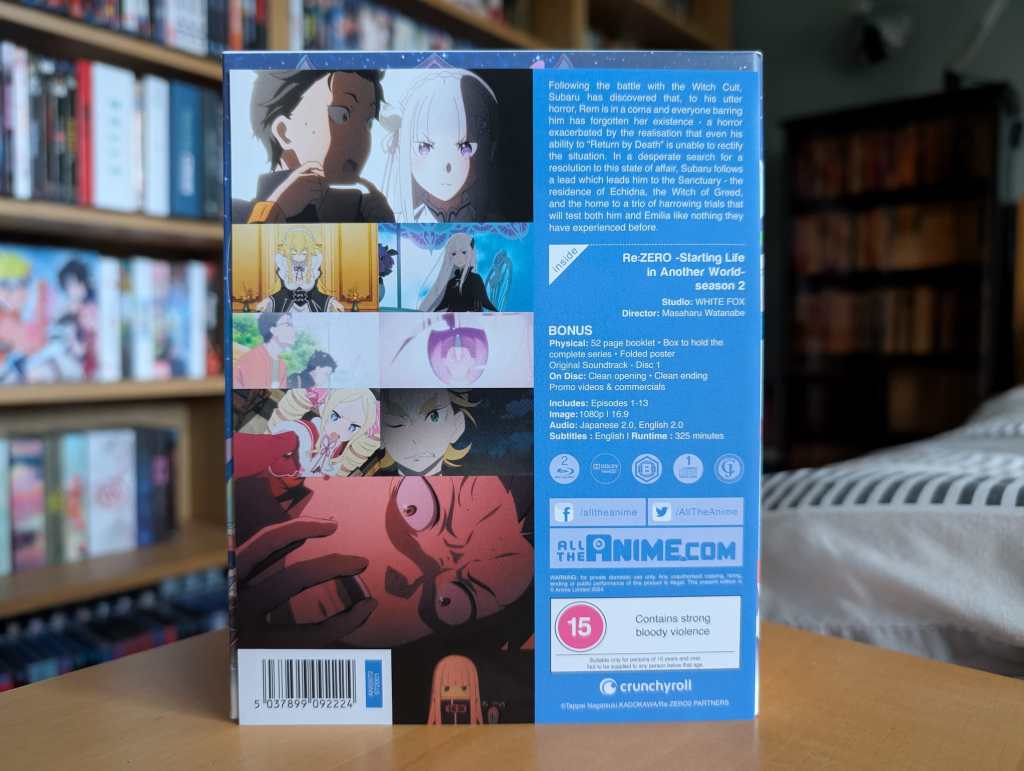 Re:ZERO -Starting Life in Another World- Season 2 Parts 1 & 2 ...