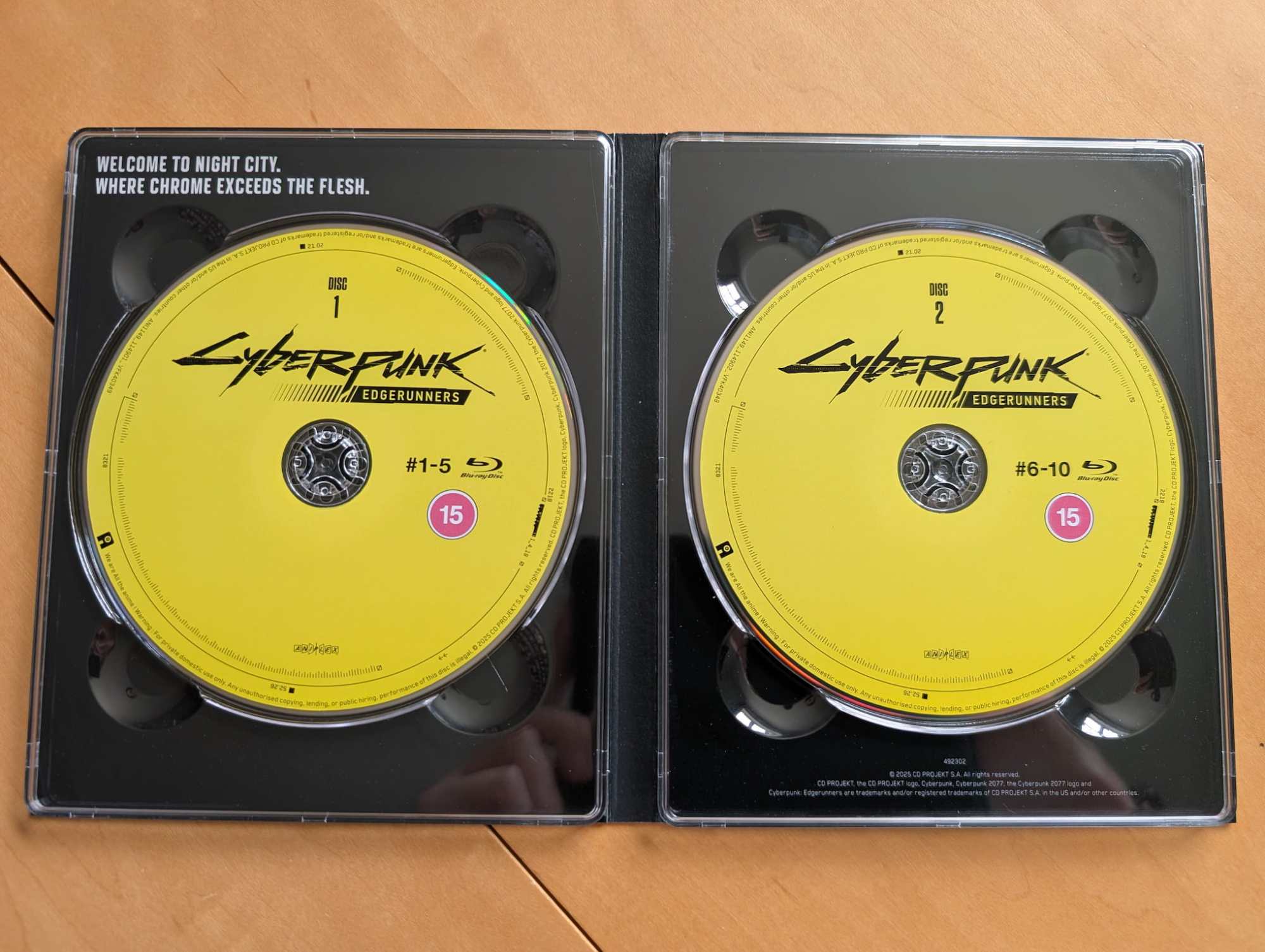Cyberpunk: Edgerunners (Collector’s Edition Blu-ray) Unboxing – The ...