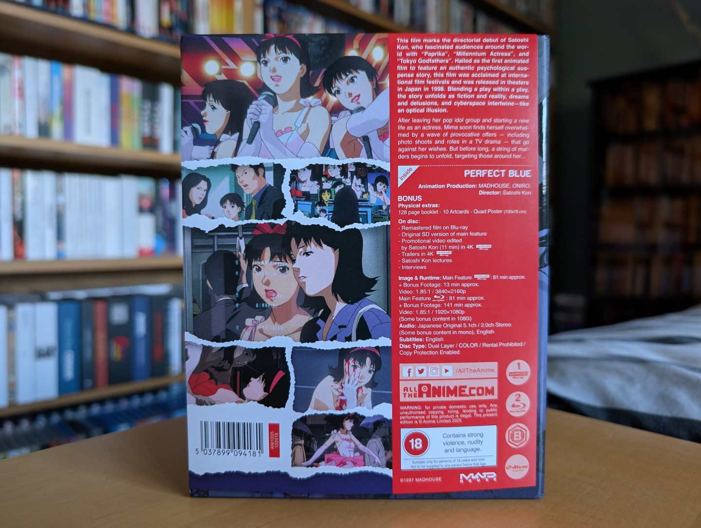 Perfect Blue (Deluxe Edition 4K Ultra HD & Blu-ray) Unboxing [NSFW ...